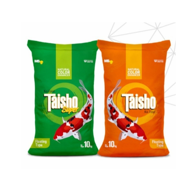 MERAH Rickydarman00 - taisho taiso koi pellets 10 kg floating type red ...