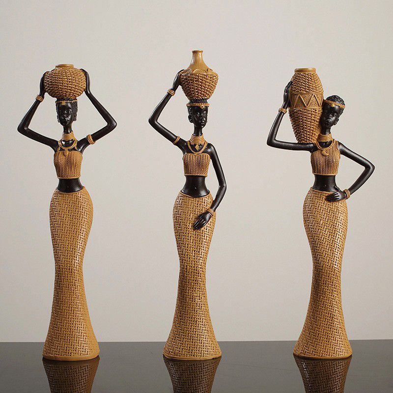 African woman statue / unique african display | Shopee Malaysia