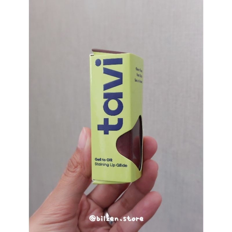 [New] Tavi Gel To Oil Staining Lip Glide Shade 04 Earl Grey | Shopee ...