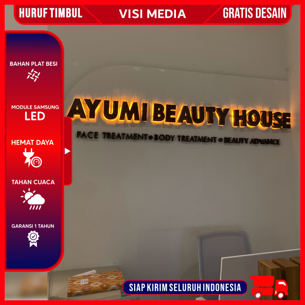 Embossed Acrylic Letters / Acrylic Full LED Backlight Letter Custom ...