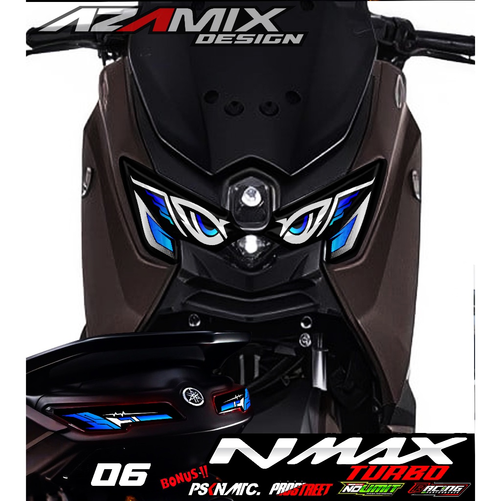 Code 06 NMAX TURBO/NEO MOTORCYCLE LIGHT VARIATION STICKER - NMAX TURBO ...