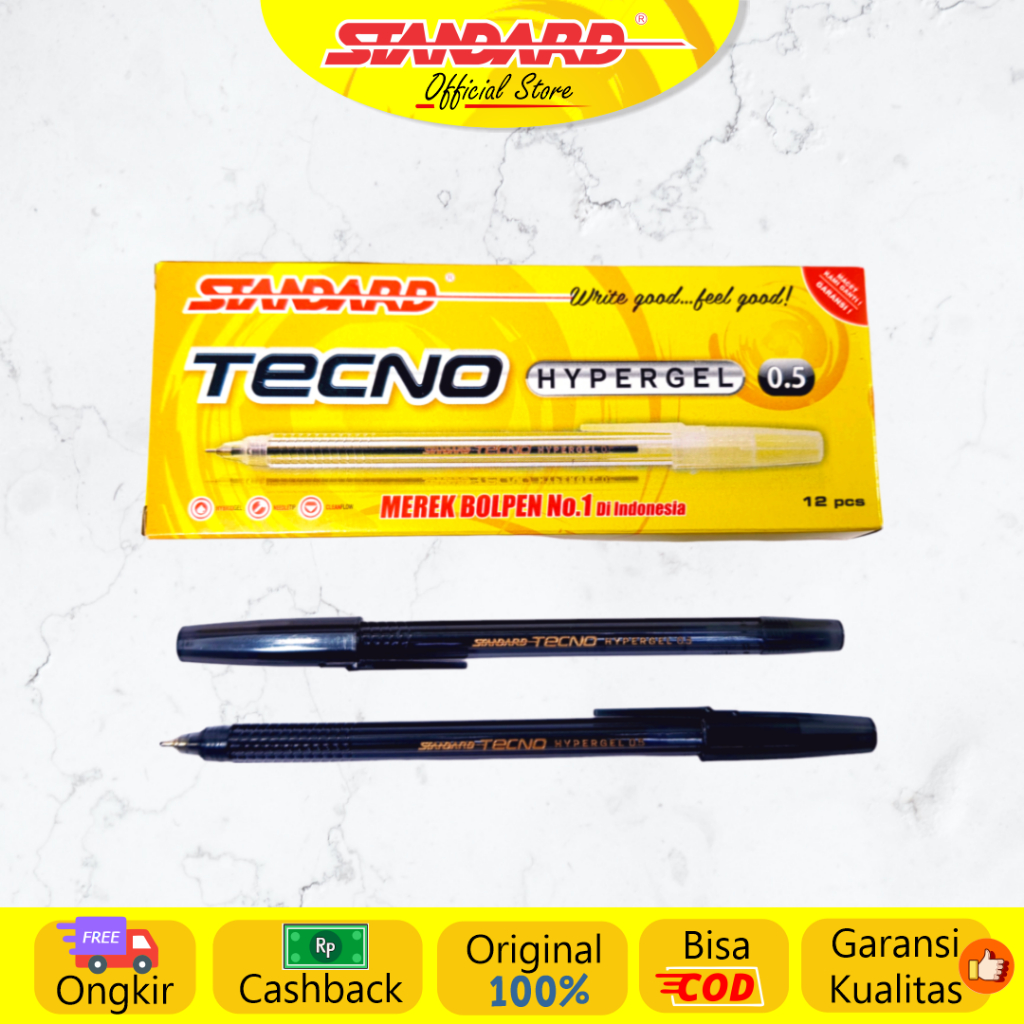 Standard - Tecno Hypergel 0.5 Pen (Pen, Pen, Ballpoint) | Shopee Malaysia