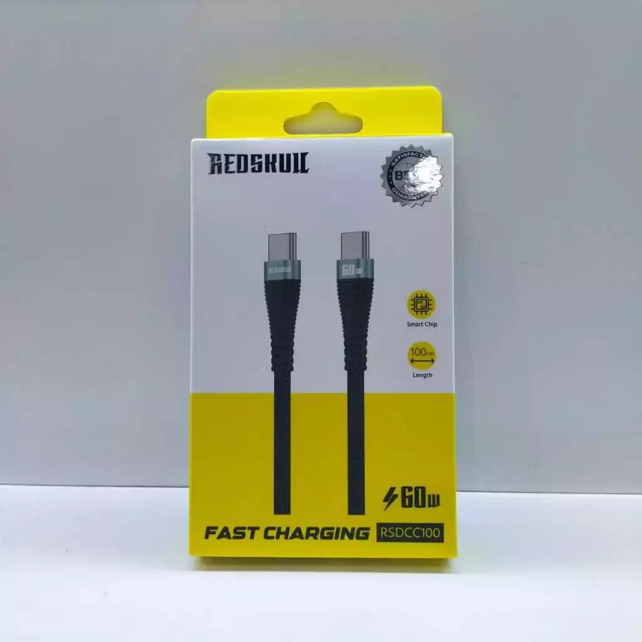 Redskull CABLE TYPE C TO TYPE C 60W FAST CHARGING 100CM RSDCC100 ...