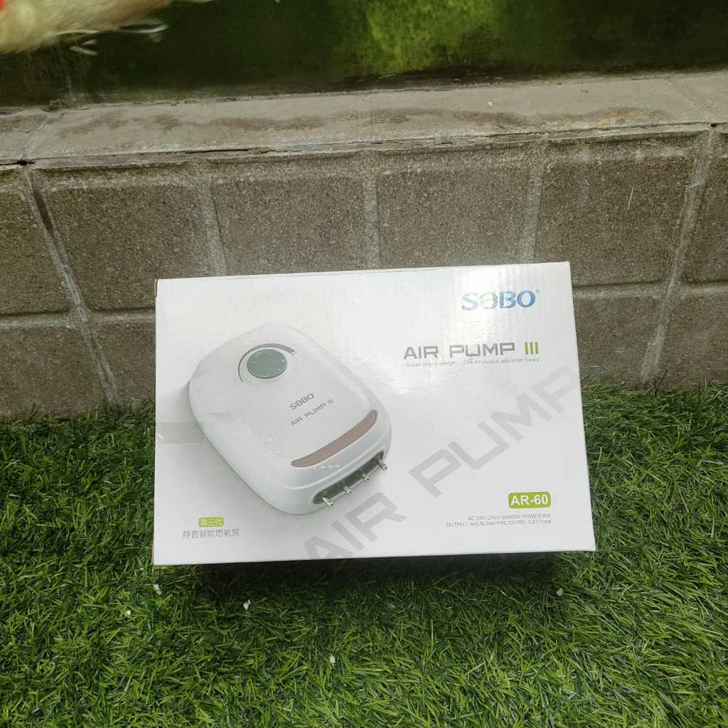Air PUMP SOBO AIR PUMP III AR 60 Aerator 4 Holes Aquarium Aeration/Pool ...