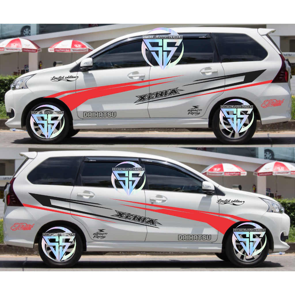 Cool STICKER TOYOTA AVANZA VELOZ SIGRA AYLA CUSTOM TEXT CAR STICKER ...