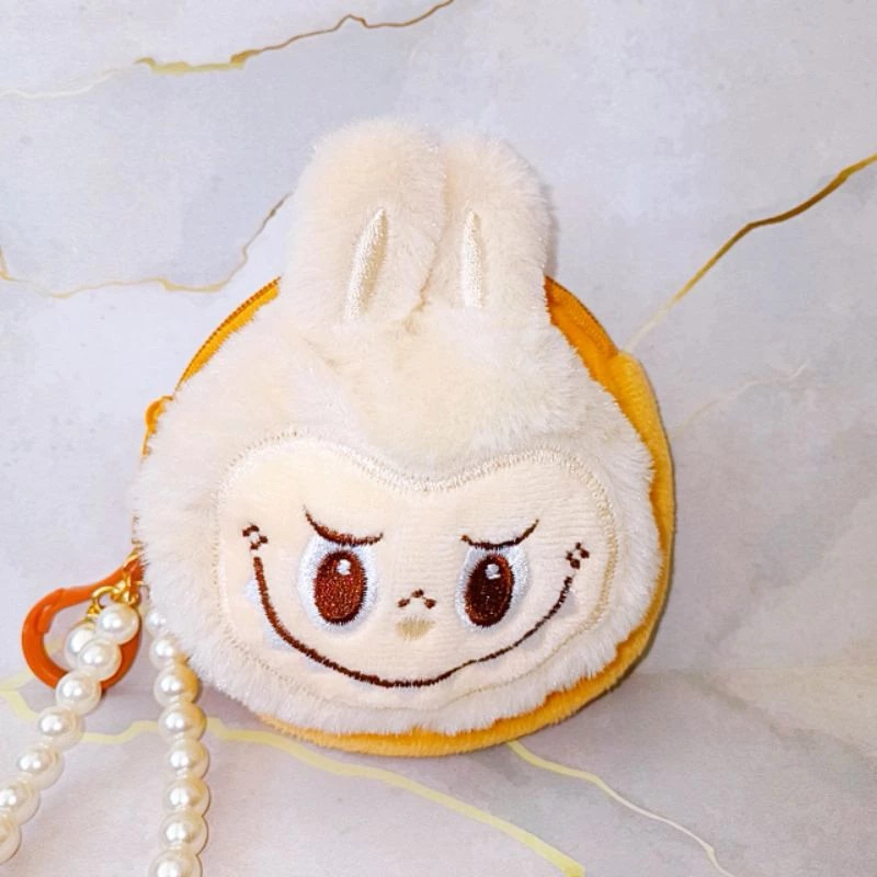 GANTUNGAN Acc Labubu Coin Purse Labubu Wallet Labubu Monster Doll ...