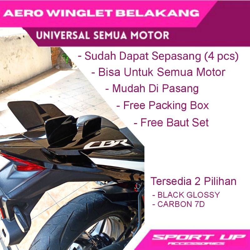 Universal MotoGP Rear Aero Winglet | Shopee Malaysia