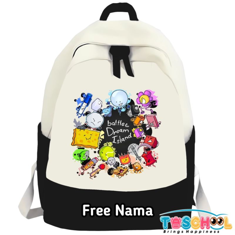 Bfdi BATTLE CHILDREN'S BACKPACK FOR DREAM ISLAND FREE NAME | Shopee ...