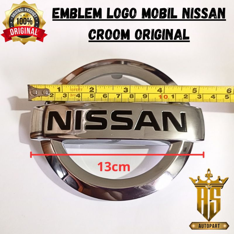 Nissan Chrome Emblem Original Nissan Chrome Grill Logo | Shopee Malaysia