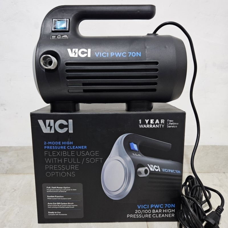 MESIN Vici PWC 70N High Pressure Cleaner 100 Bar Car AC Washing Machine Putra Inti | Shopee Malaysia