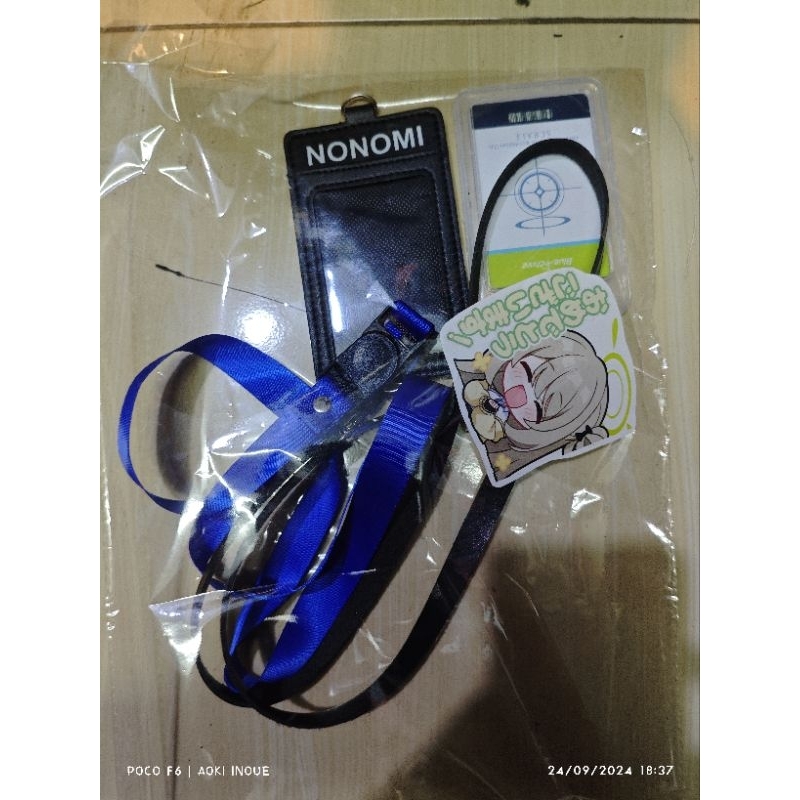 Aoi Nonomi Layard/Name tag/Id Card fullset Blue archive | Shopee Malaysia