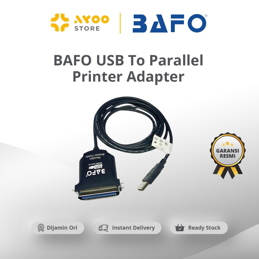 Bafo USB To Parallel Printer Adapter | Shopee Malaysia