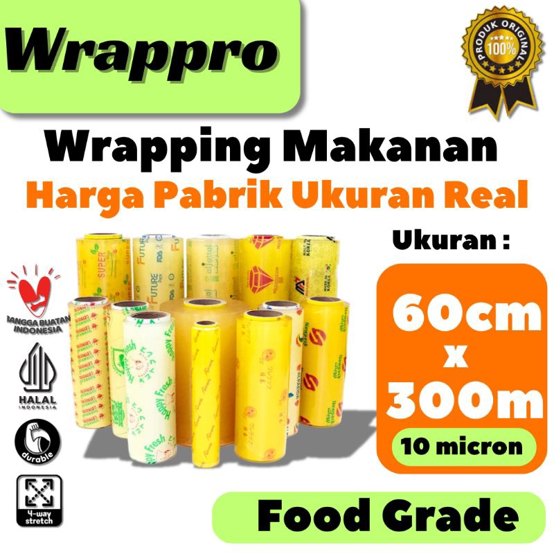 Food Wrapping Plastic 60x300 / Premium Food Grade Wrapping 60cm x 300m ...