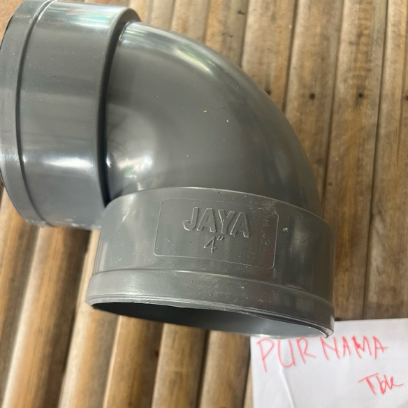 Jaya Connection PVC Pipe Elbow DV 4 Inch Original Jaya Brand | Shopee ...