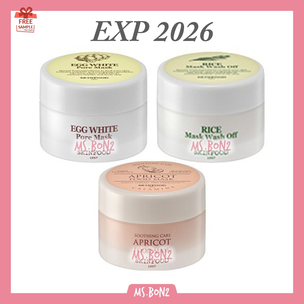 Skinfood Skin Food Skin Food Mask RICE Wash Off Mask/Egg White Pore ...