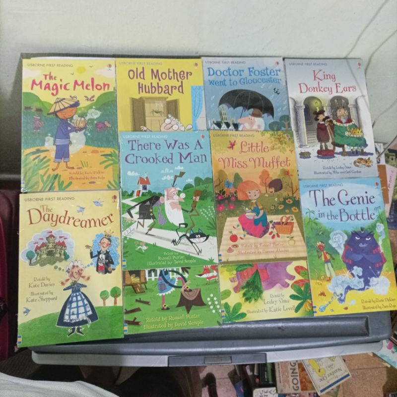 Usborne was a crooked man, King Donkey Ears, the Genie In the Bottle, Little Miss Muffet, How ...