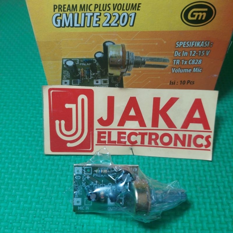 Pre Amp PreAmp MIC 1 Transistor Kit+Potentio GM lite 2201 | Shopee Malaysia