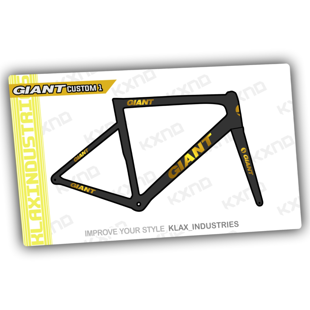 Giant Frame Decal custom 2 Roadbike Klaten Bike Decal Bicycle Sticker ...
