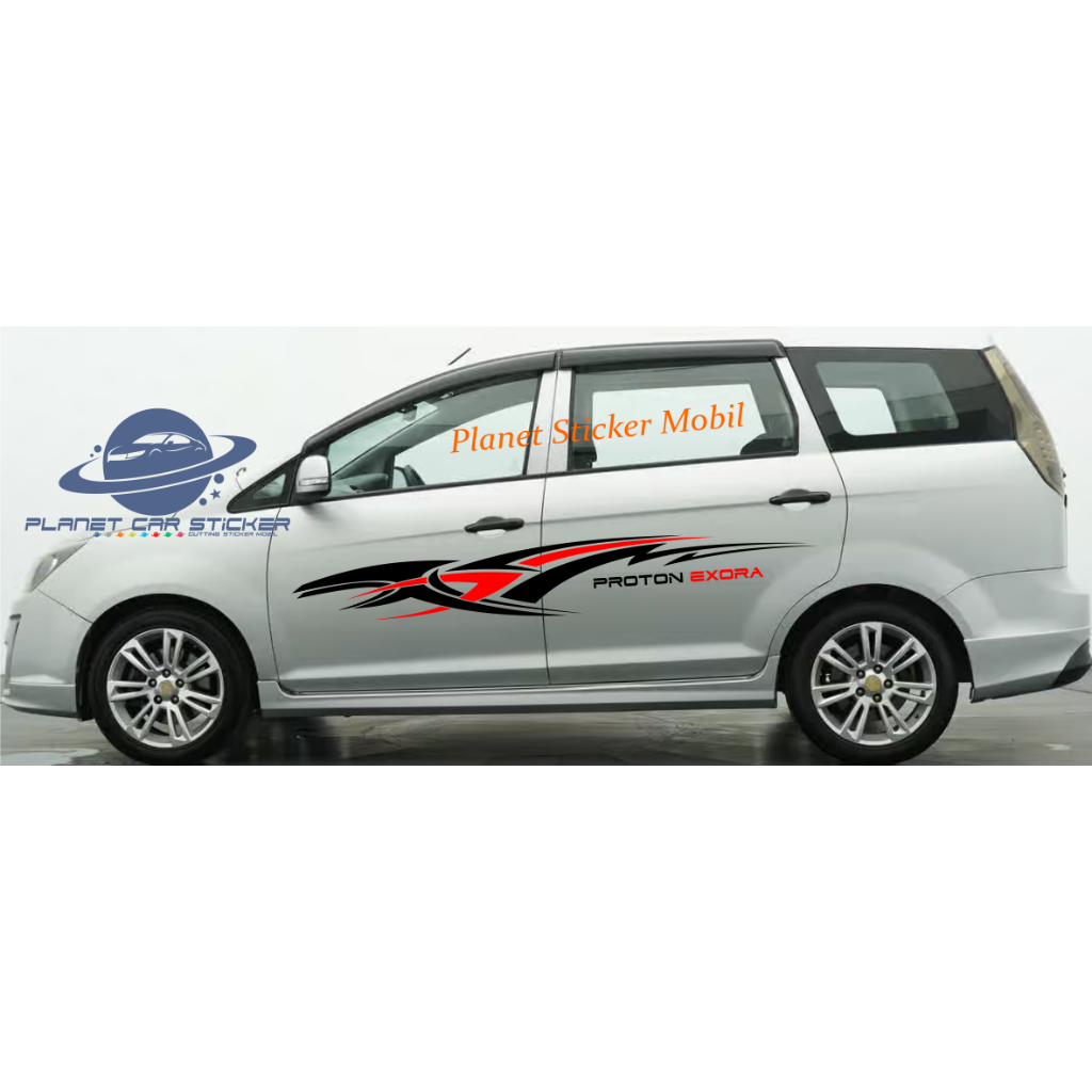 Best sticker proton exora sticker list exora side body side Car proton ...