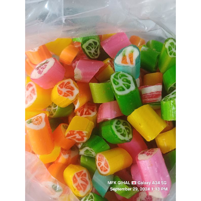 Sticky candy / colorful candy 100gr | Shopee Malaysia