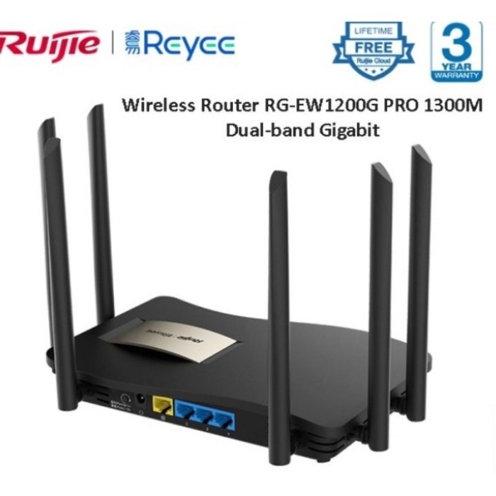 Ruijie RG-EW1200G PRO 1300M Dual Band Gigabit Wireless Router | Shopee ...
