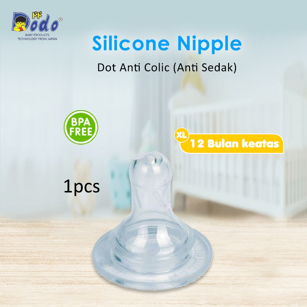 Dodo Nipple Silicon Anti Colic Baby Bottle Pacifier Standard XL 1pcs ...