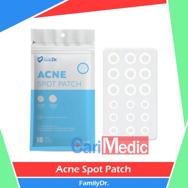 Acne Pimple Patch FamilyDr Acne Cover Plaster Stickers contains 18 Pcs ...