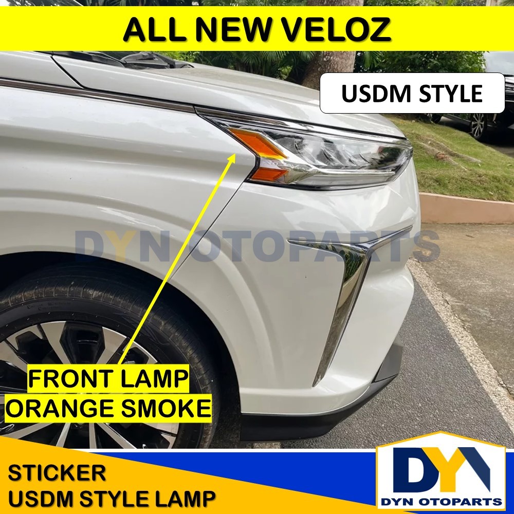 Dyn318- ALL NEW VELOZ, SIDE Marker LAMP Sticker, Orange SIDE Marker ...