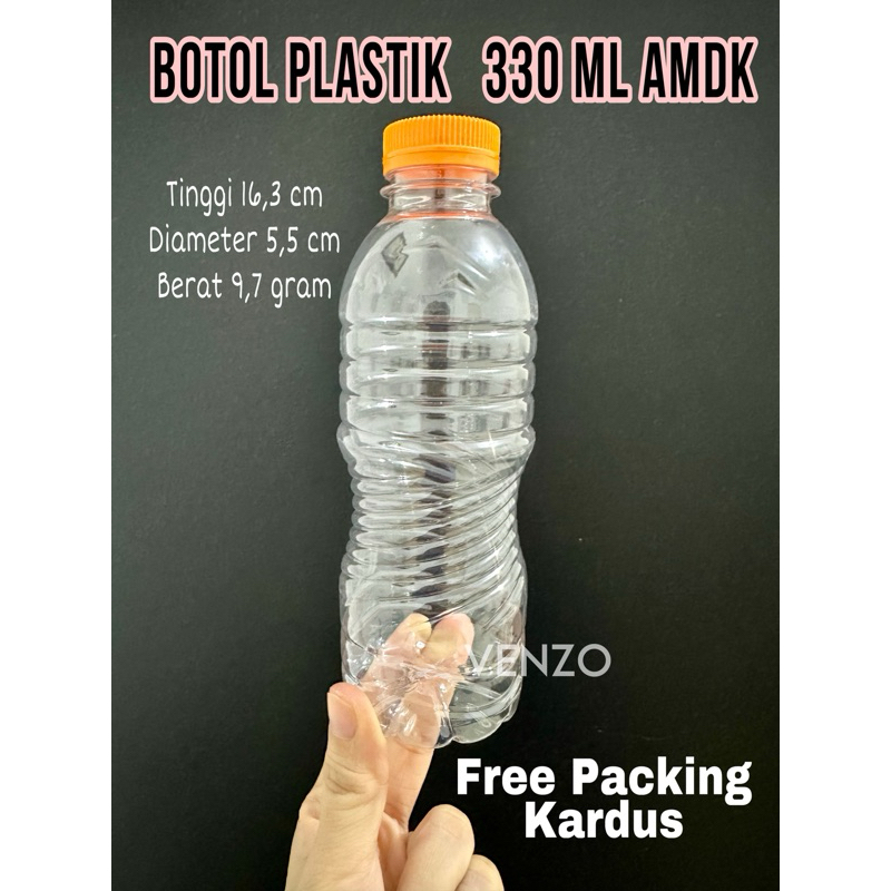 (CONTENTS Of 40 PCS) 330ml AMDK Plastic Bottle (FREE PACKING DUS ...