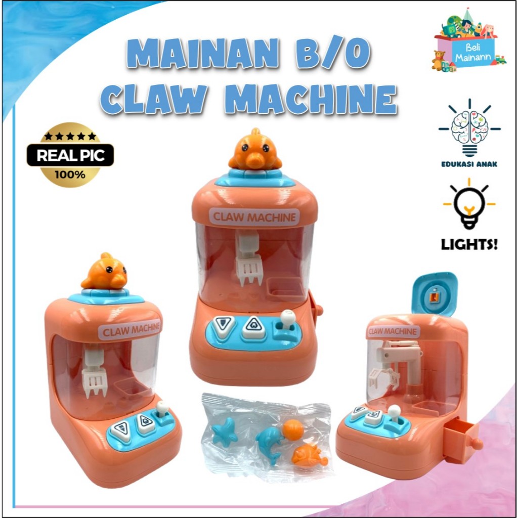 MESIN Toy CLAW MACHINE MINI CLAW MACHINE MINI CLAW MACHINE Toy CLAW ...