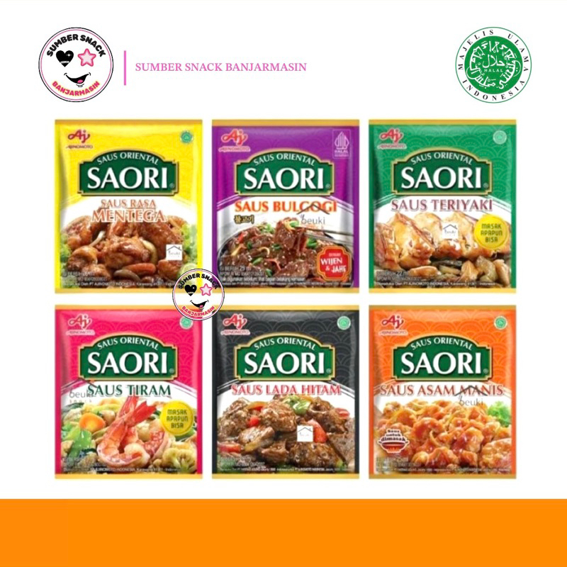 Saori Renceng Oriental Sauce (Contains 10/Renceng) (3 Variants ...