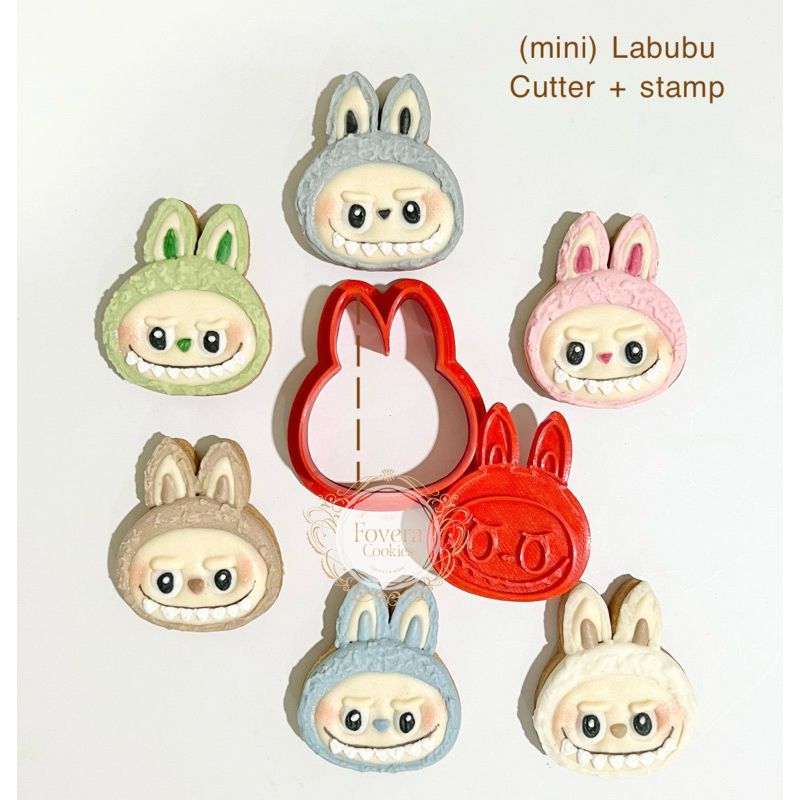 Labubu (head only) cookie / fondant cutter | Shopee Malaysia