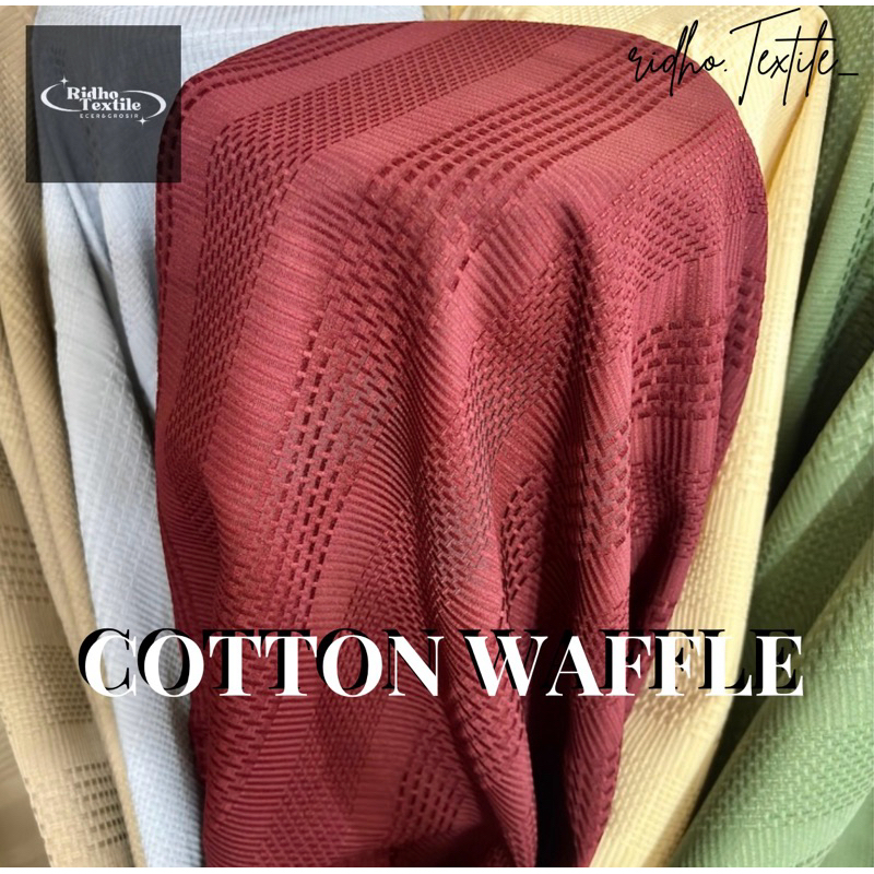 KATUN Limited!!!-material WAFFLE GARMENT COTTON MATERIAL/FABRIC IN ...