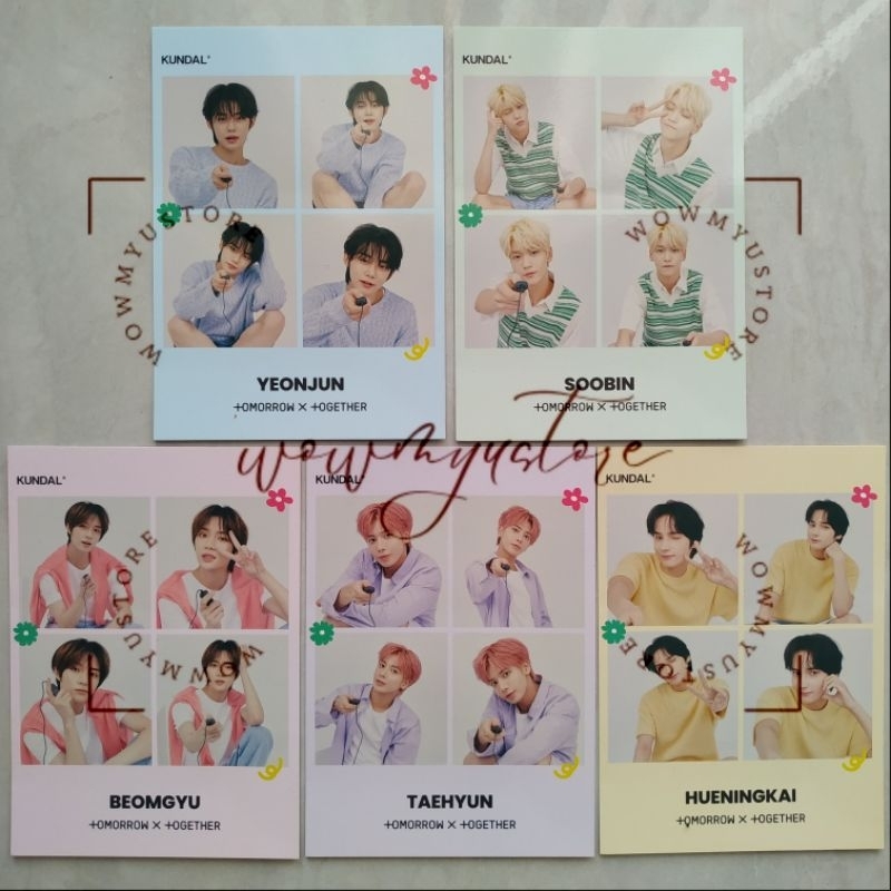 Txt x Kundal 4Cuts Photos (Yeonjun, Soobin, Beommiyu, Taaehyun ...