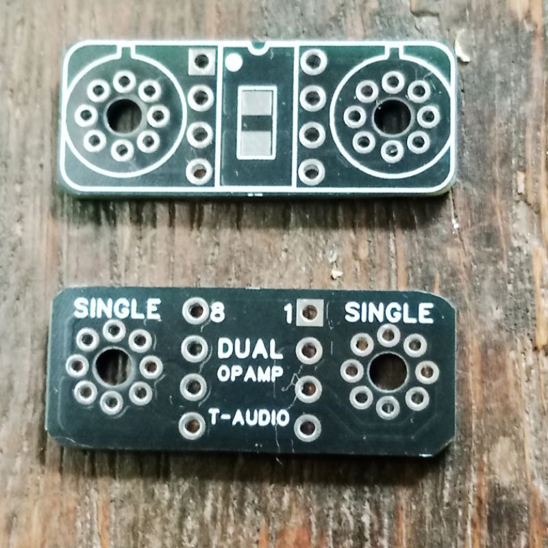 T-audio PCB Adapter Single to Dual opamp V3 Metal Can TO99 to DIP IC ...
