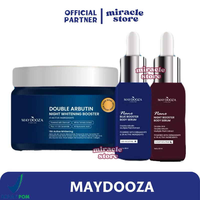 MERAH Original! Maydooza DOSTING HB LOTION Maydooza SERUM BLUE Red BLUE ...
