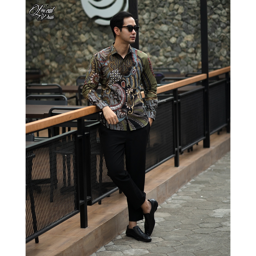 KEMEJA Men - Sukrashani - Men's batik - Slimfit batik - batik Shirt ...