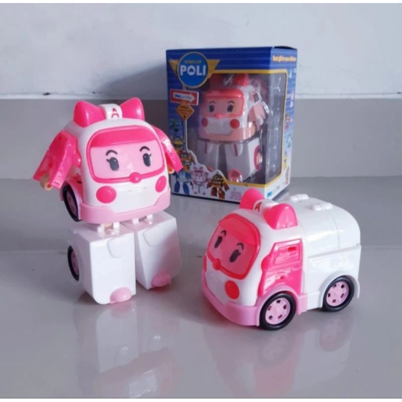 Robotcar Poli Amber - Educational Children's Ambulance Car Robot Toy ...