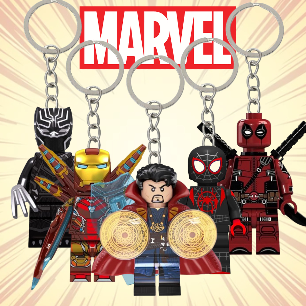 GANTUNGAN Marvel Minifigure Keychain | Marvel Minifigure Keychain ...