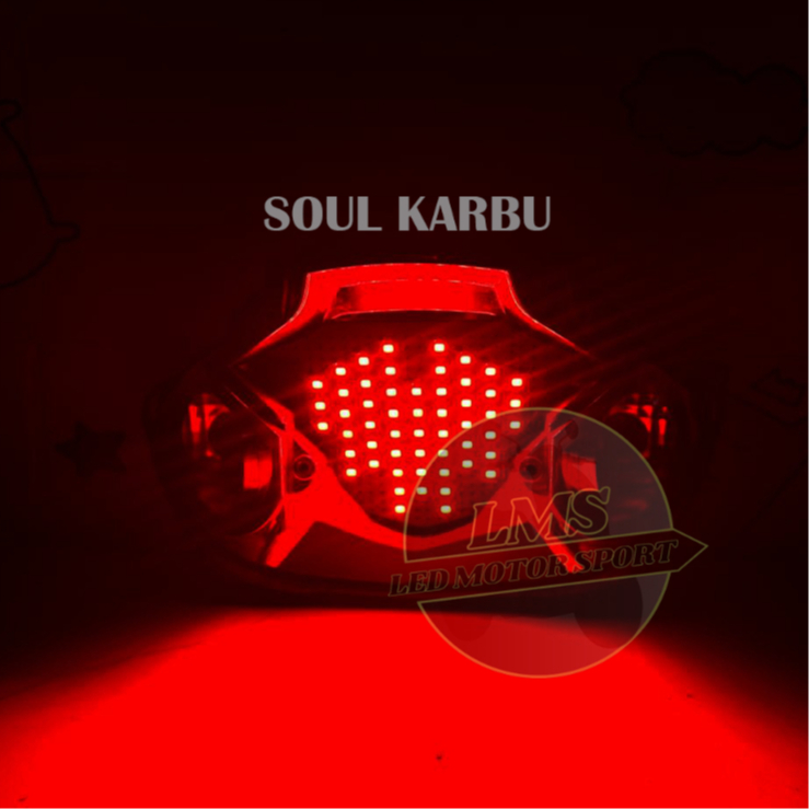 Lms STOPLAMP MIO SOUL KARBU STOP RUNNING BRAKE LIGHTS 8 AUTOMATIC MODES ...