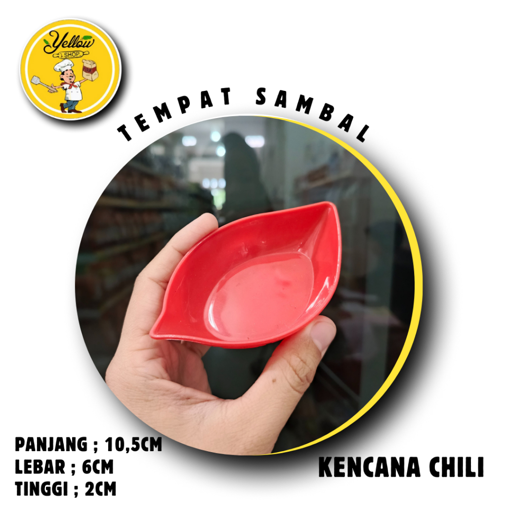 SAMBAL PLATE KENCANA CHILI / PLASTIC SAMBAL PLATE | Shopee Malaysia