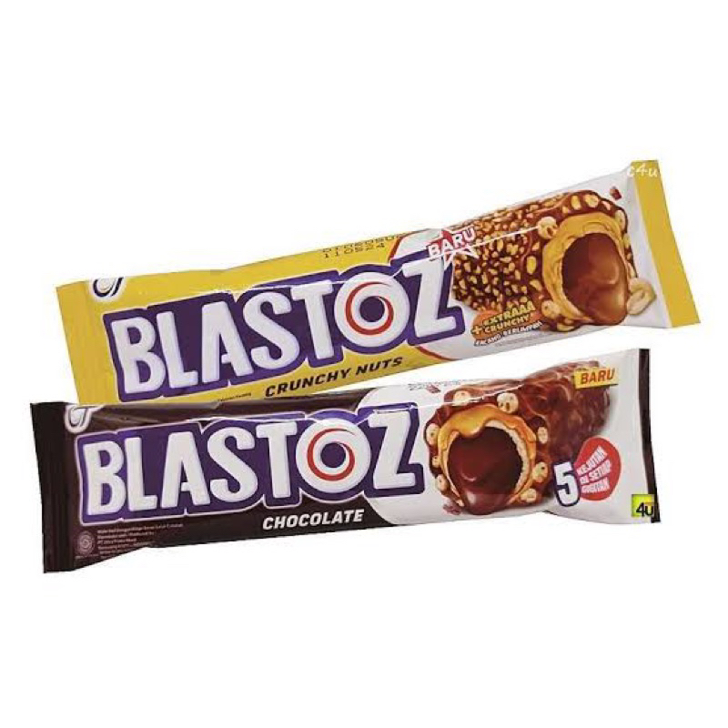 Blastoz chocolate crispy caramel wafer roll 24g - blastoz chocolate ...