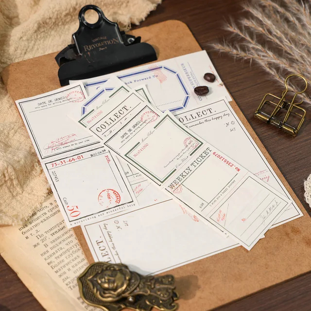 50 sheets/pack Basic Material Memo Memory Monologue Series | Shopee ...