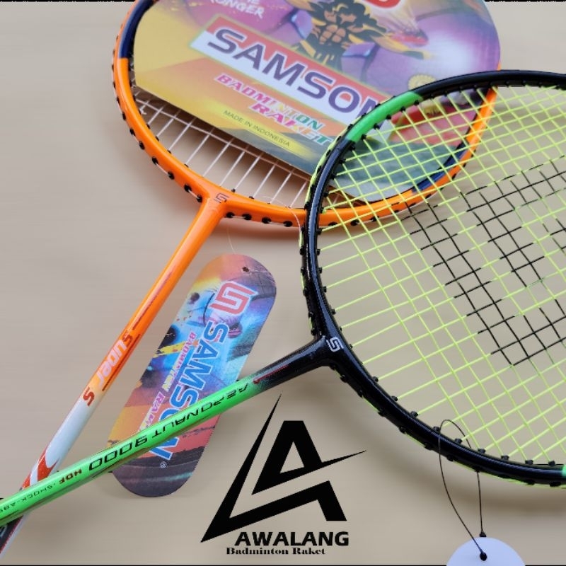 Original badminton racket ready to use compound SAMSON badminton racket ...