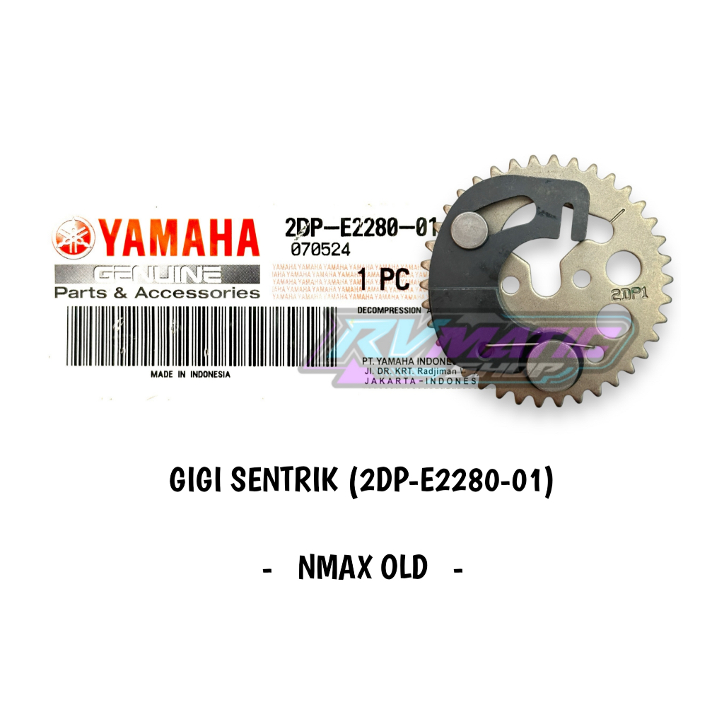 Original YAMAHA GENUINE PART NMAX OLD NMAX SENTRIC GEAR (2DP-E2280-01 ...