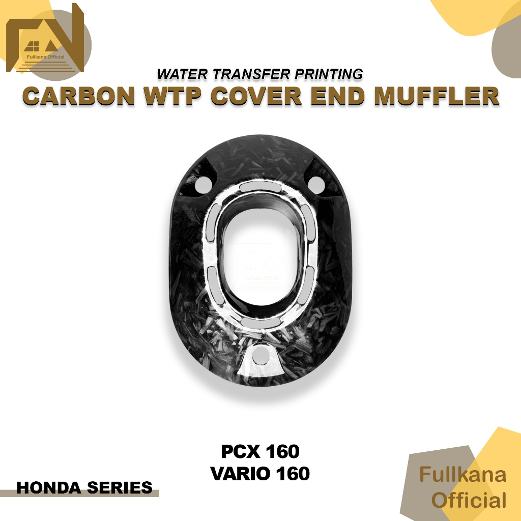 End MUFFLER MONCONG EXHAUST PCX 160 VARIO 160 CARBON FORGED / PCX VARIO 160 PART ORIGINAL HONDA ...