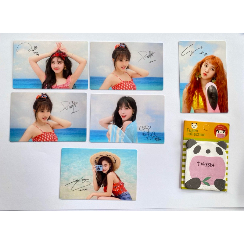 Official Twice Broadcast Card Summer Night DTNA Rare Photocard Mina nayeon Momo tzuyu Chaeyoung ...
