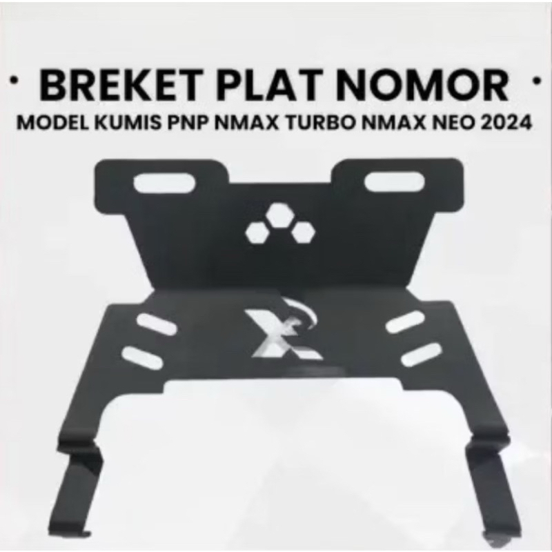 Breker NUMBER PLATE Mustache pnp Model NMAX Turbo NMAX Neo 2024 ...