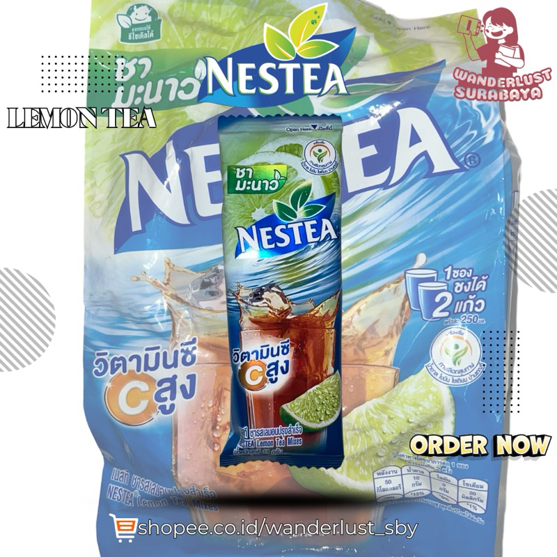 Nestea Thailand Sachet Lemon Tea Mix Berries Thai Tea | Shopee Malaysia
