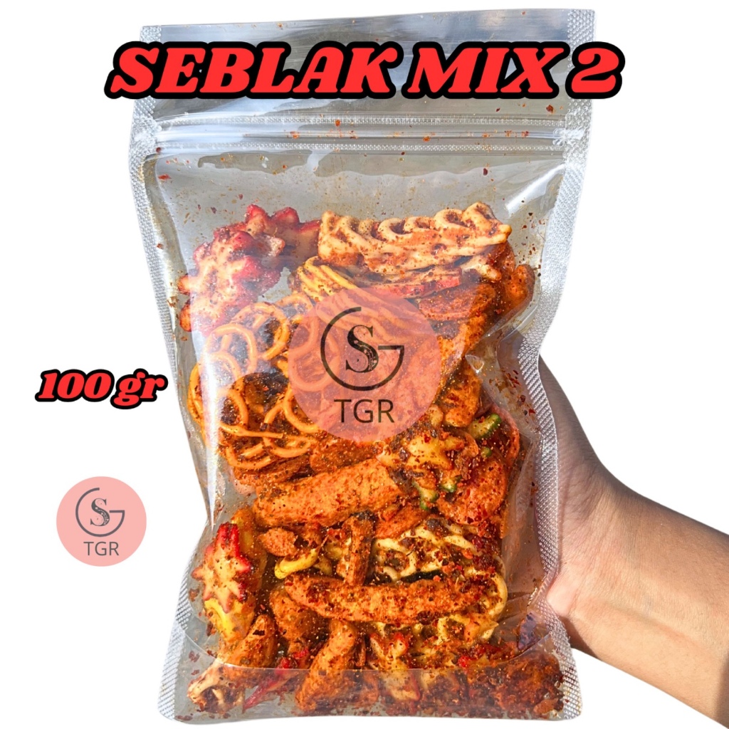 Sebring (Dried Seblak) Mix 2 Spicy Orange Leaf Snacks 100gr - Gst ...